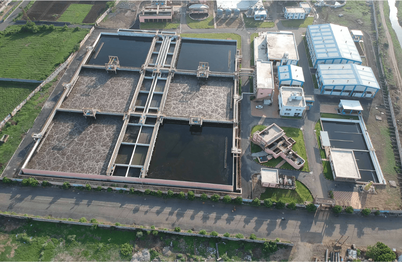 167 MLD STP Dindoli, Surat - Green Engineering Services